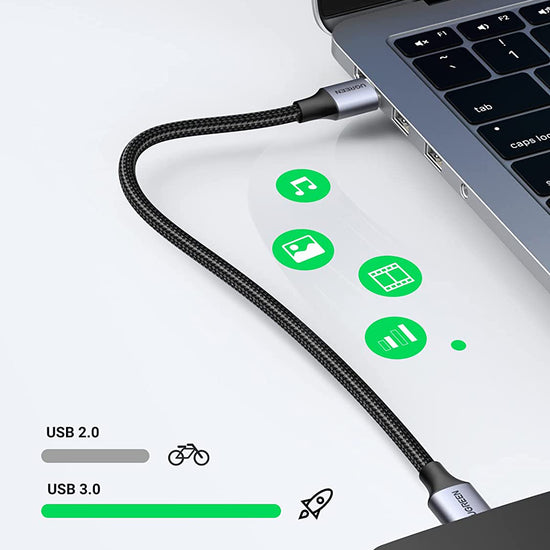 Uniqkart For MacBook Pro iPad Pro USB C Extension Cable Thunderbolt 3 ...