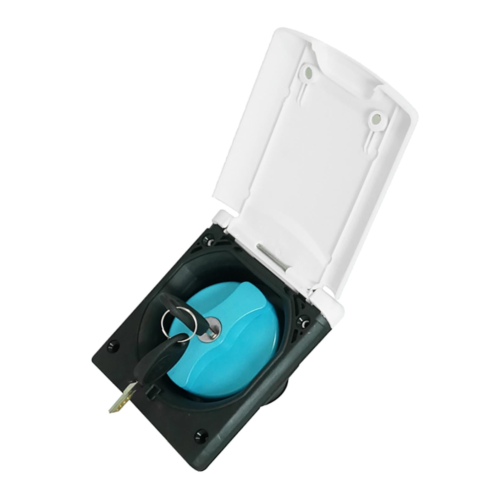 RV Camper Gravity Water Inlet Hatch Lock with Keys Lockable Durable ...