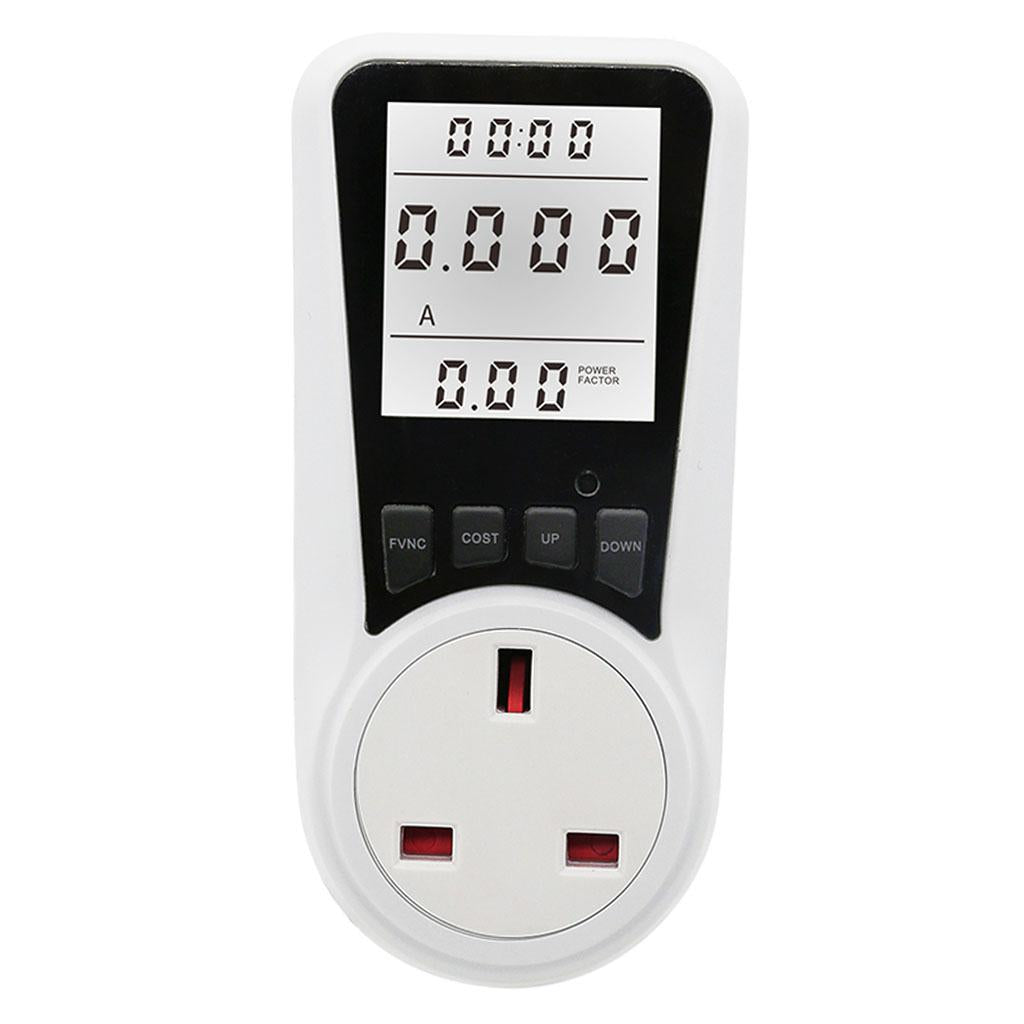 Electricity Monitor Power Meter Plug-in Socket Power Meter Power Monit ...