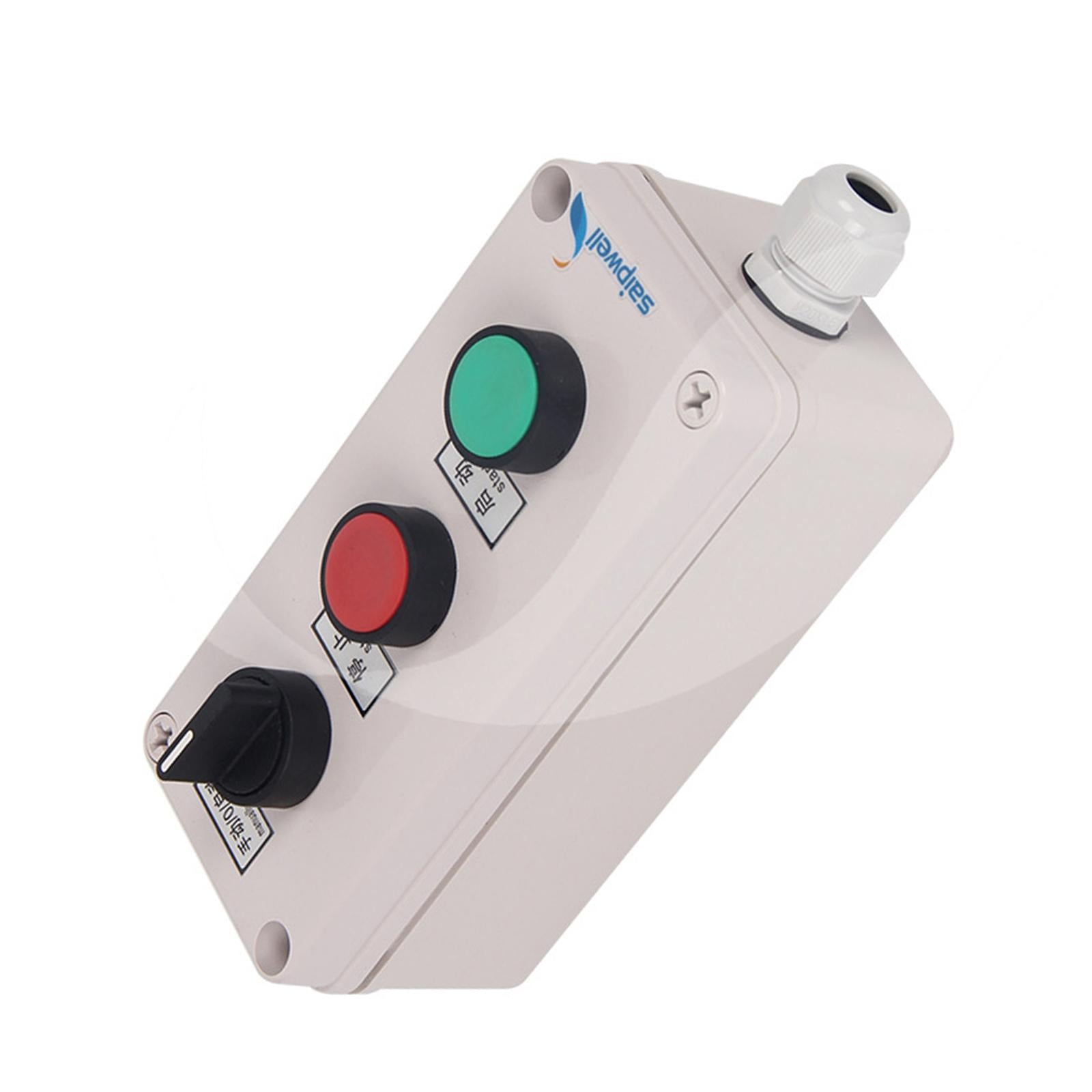 Push Button Switch Control Station Box 3 Positions for Garage Door Ope ...