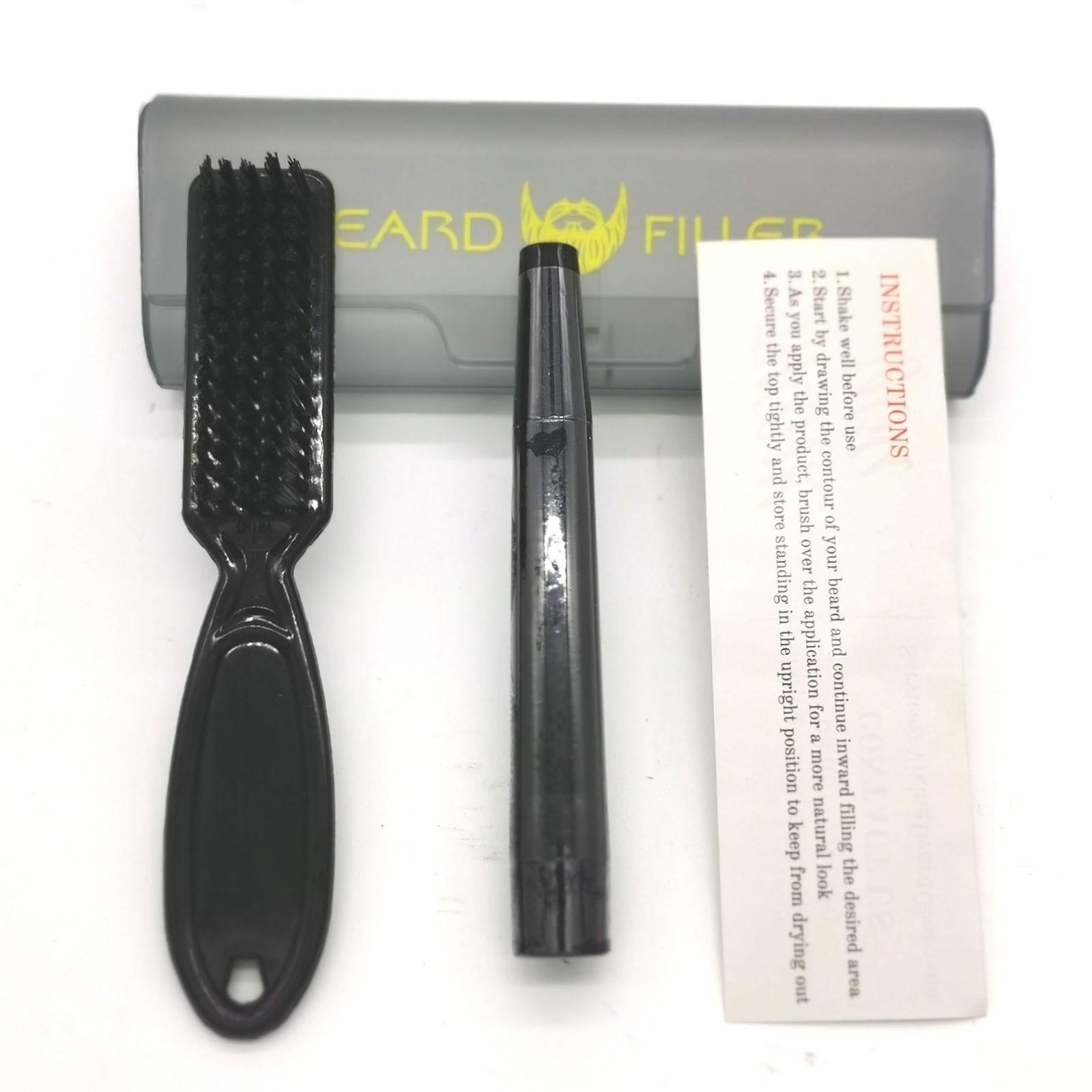 Beard Pencil Filler For Men Male Mustache Repair Shape dark brown ...