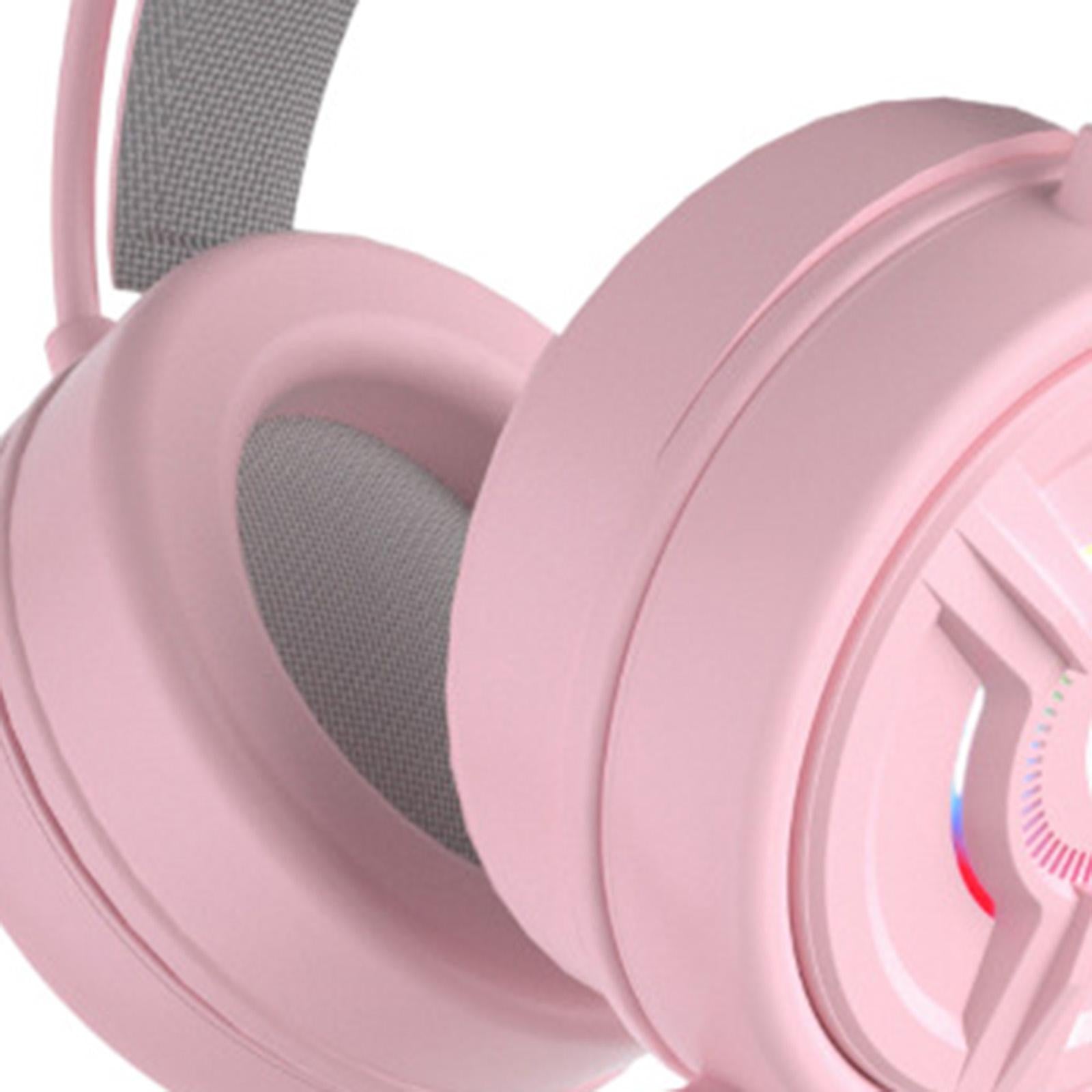 PSH-200 3.5mm Gaming Headset Headphone w/Mic for PC Laptop Pink – UNIQKART