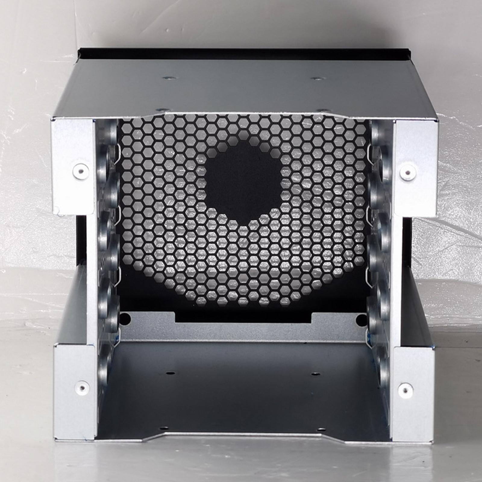 Metal 5 Inch 3 x Optical Drive Bays SSD Hard Drive Caddy Cage Rack ...
