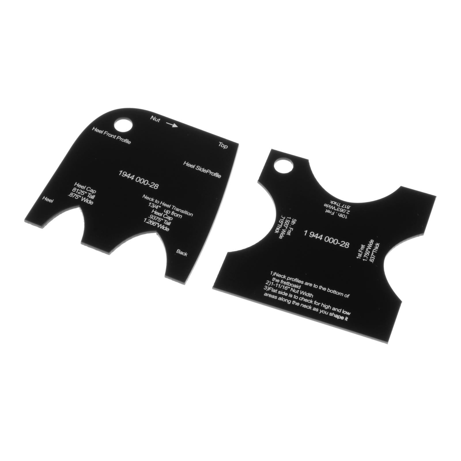 Guitar Neck Mold Template Reference Repair Leveling Luthier 1944 000-2 ...