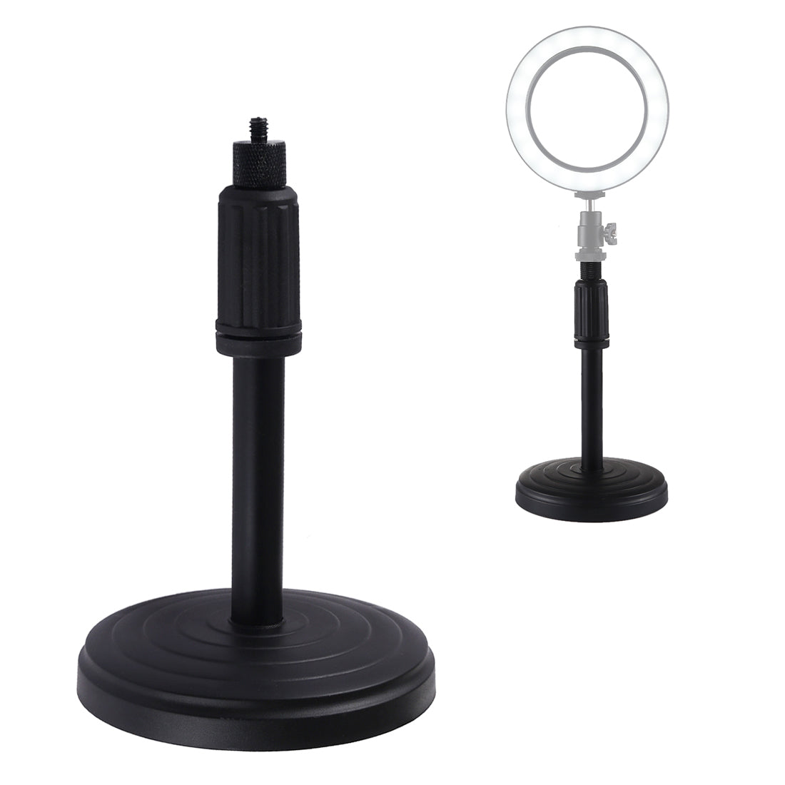 Puluz PU390 Round Base Desktop Mount for Selfie LED Ring Light– UNIQKART