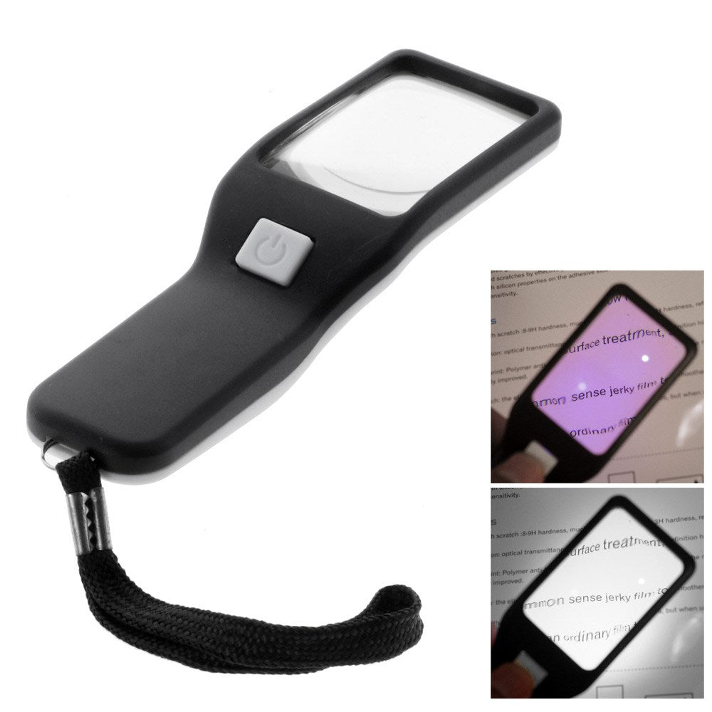 BW-017 Magnifier 5X Magnification with LED UV Light Visual Aid for Sen ...