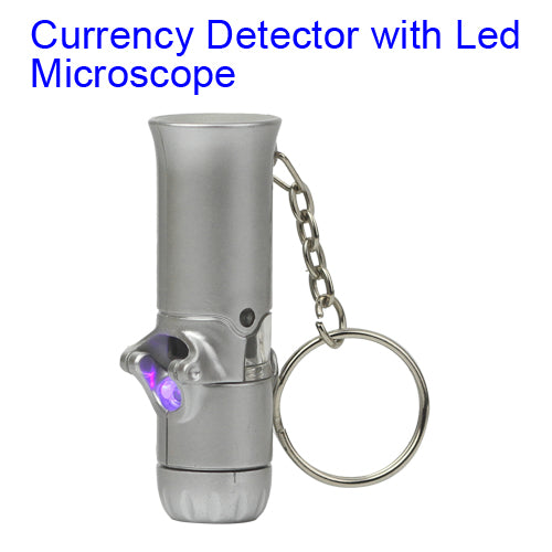 60X LED Light Microscope Loupe Currency Detecting Money Detector Magni ...
