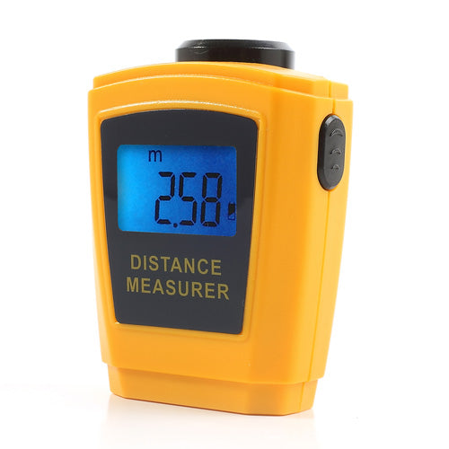 Portable LCD Ultrasonic Distance Meter Measurer with Laser Pointer ...