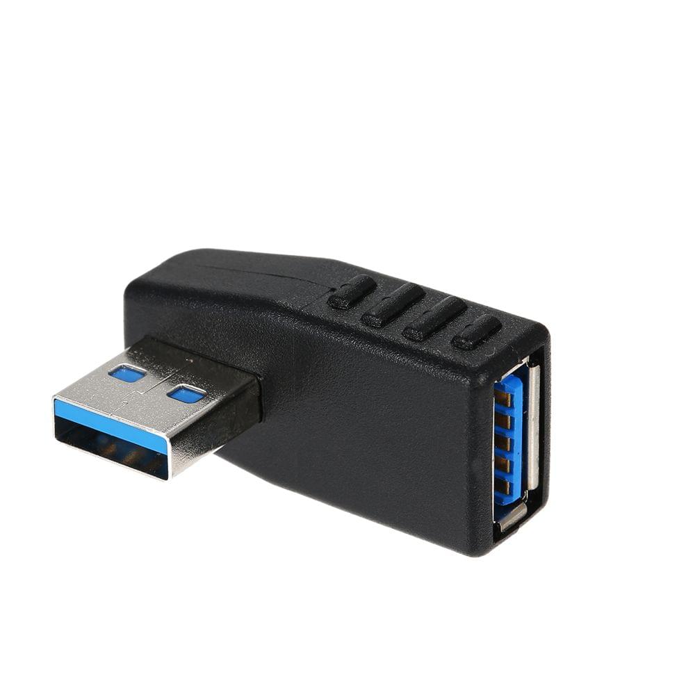 USB 3.0 Adapter Vertical Male to Female Left Angle Type-A– UNIQKART