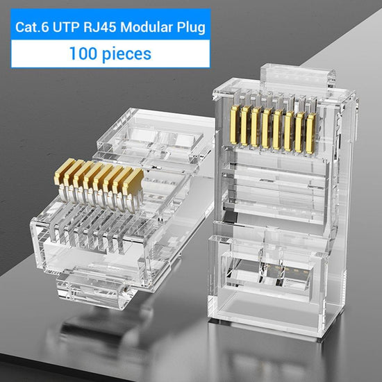 Vention IDDR0-100 Cat.6 Network Connector RJ45 Modular Plug– UNIQKART