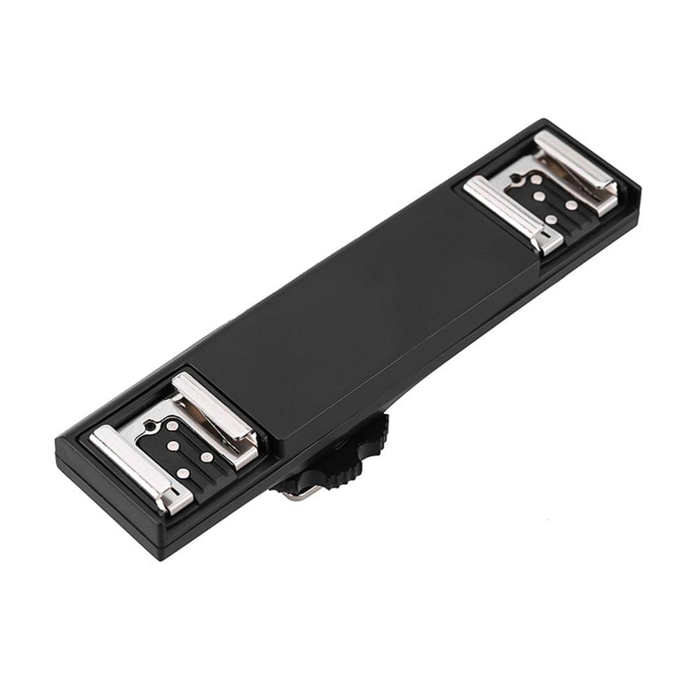 Hot Shoe Extension Bracket Stand with Dual Hot Shoe Mounts– UNIQKART