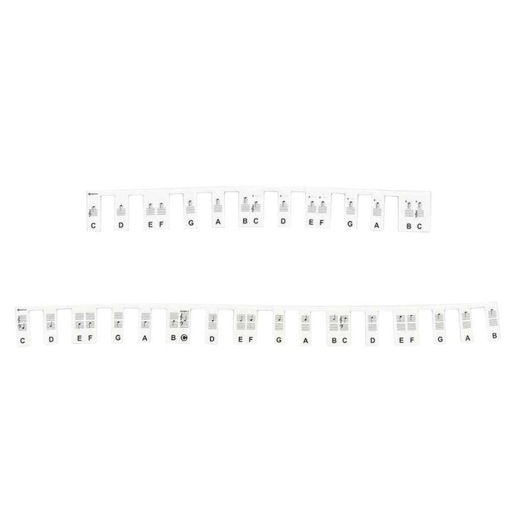 Piano Keyboard Stickers 61 Keys Keyboards Chart Guide for Beginners Ki ...
