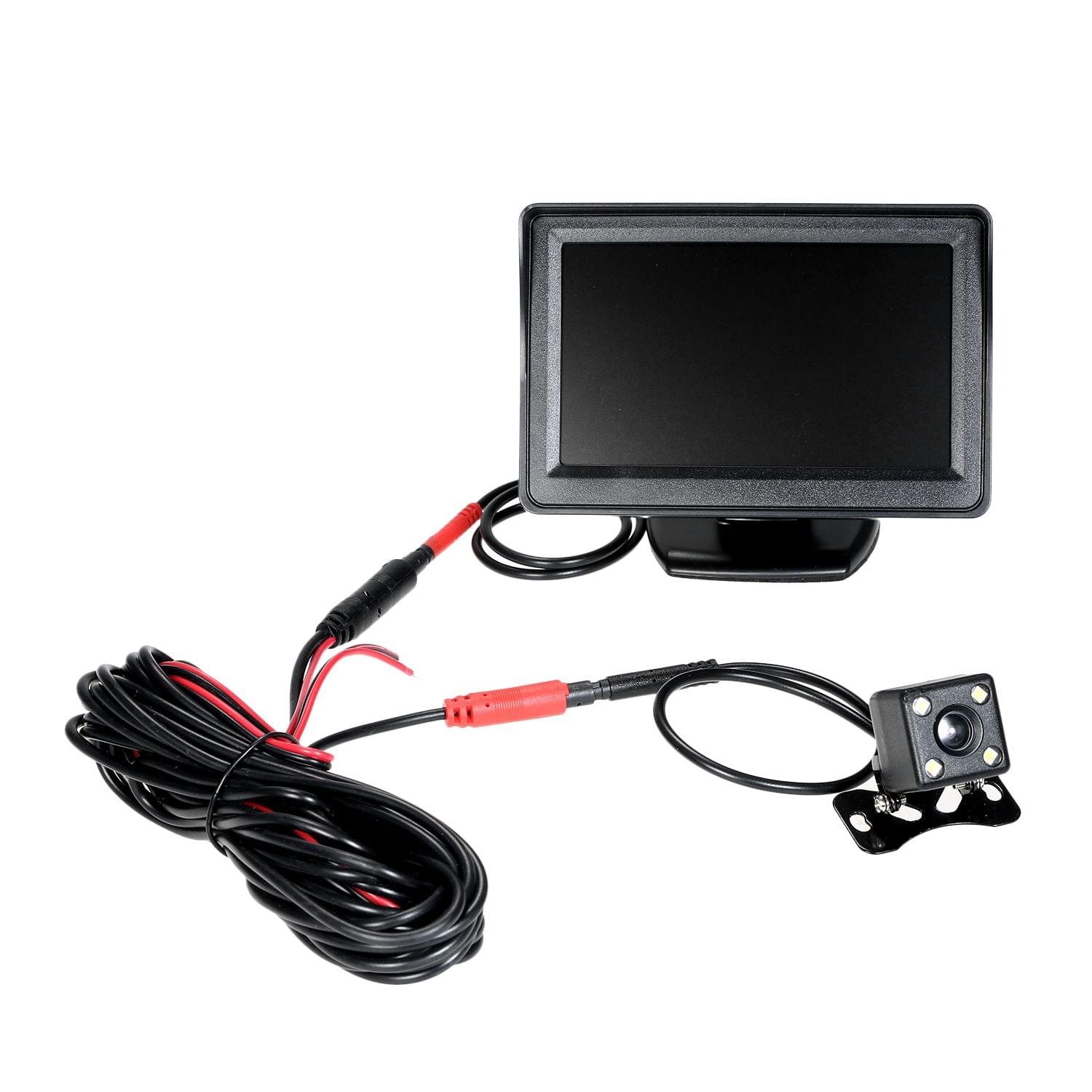4.3'' TFT LCD Monitor Car Vehicle Backup Camera Parking– UNIQKART
