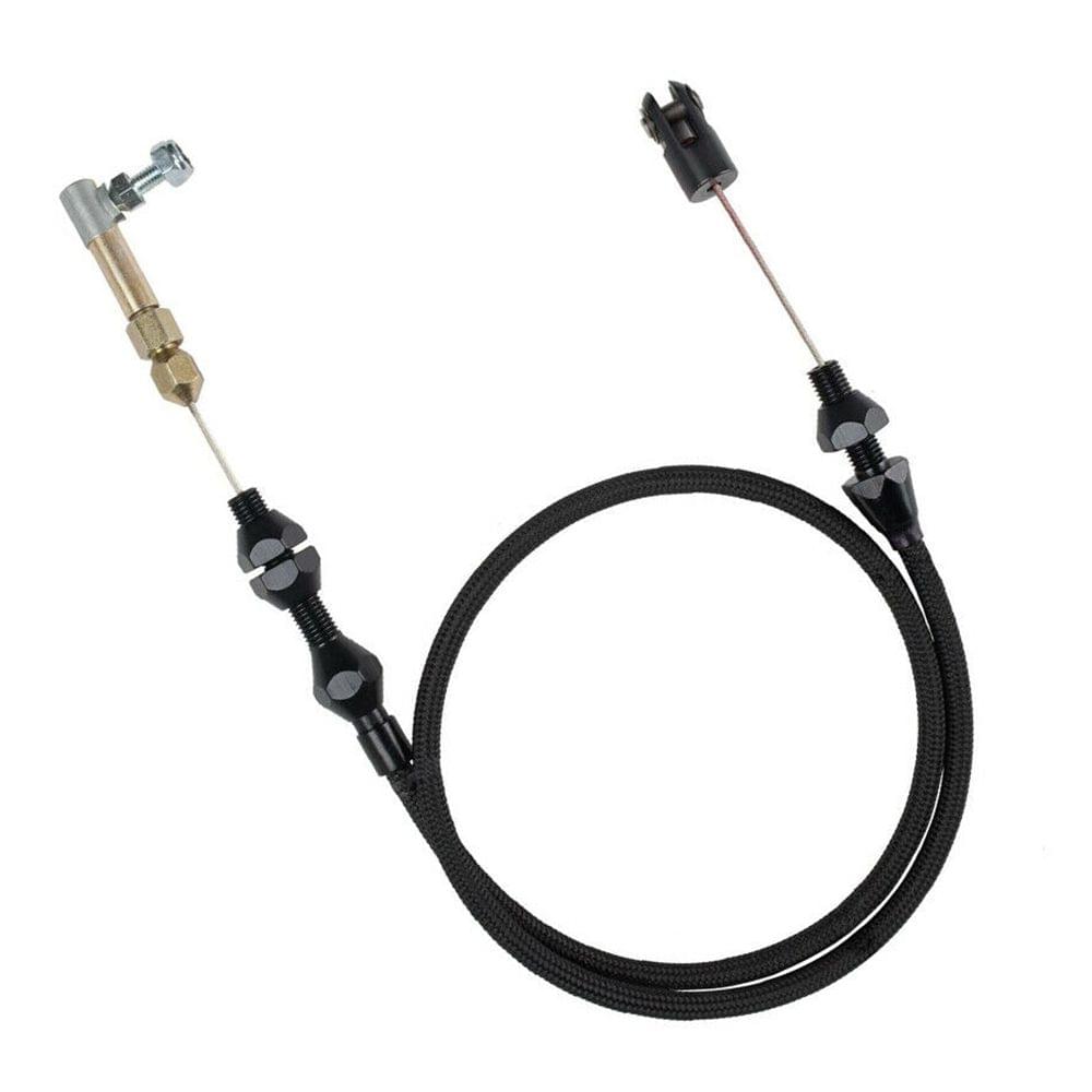 36" Stainless Steel Throttle Cable Black 24" Housing Hot Rod– UNIQKART
