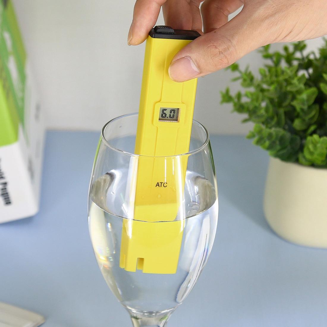 Pocket-sized PH Meter with ATC (Yellow) – UNIQKART